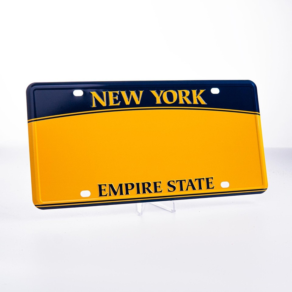 Personalized New York License Plate - Embossed Aluminum & Custom ...