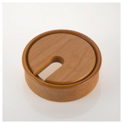 Wooden Cable Port Grommets & Desk Wire Tidy | 80mm Hole | 4 WOODGRAIN ...