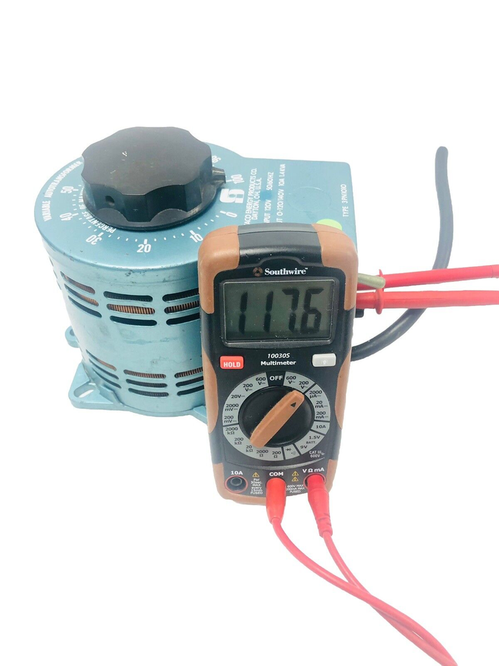 Staco Energy 3PN1010 Variac Variable Transformer 120V Input, 0-120VAC ...