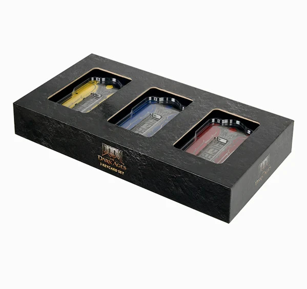DOOM The Dark Ages Keycard 3-Pack Box Set Yellow Blue Red Figure ...