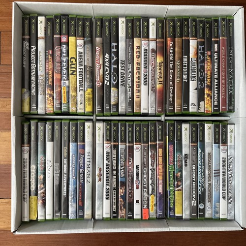 OG Xbox 54 Game Lot - Microsoft Xbox Games Bundle Most CIB W/ Manual | eBay