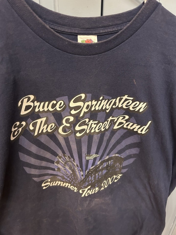 Bruce Springsteen & E Street Band Summer Tour 2003 XL Band T Shirt | eBay