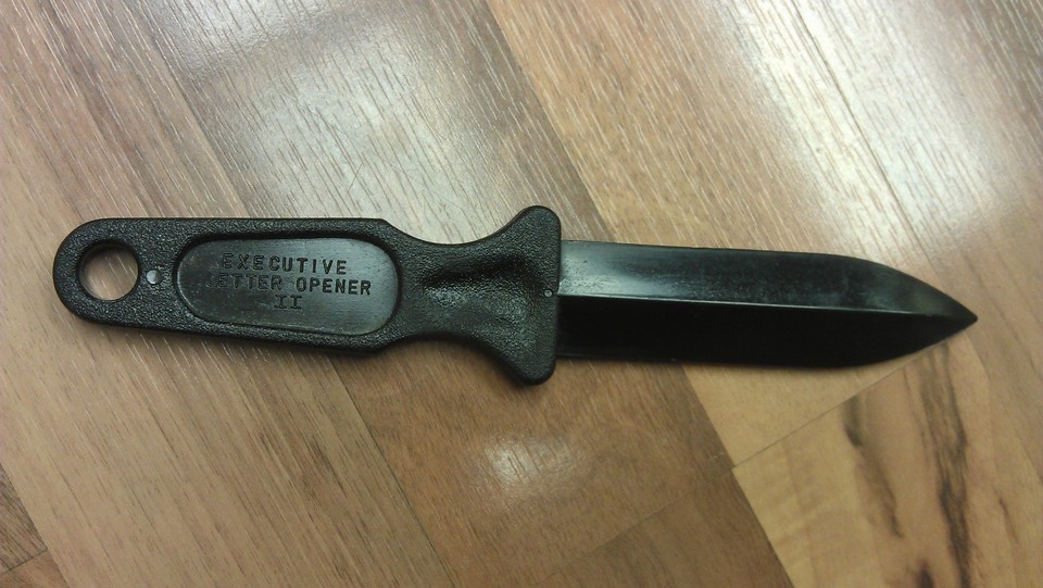 CIA Spy Executive Zytel Polyresin Ice Scraper, Tac Spike, Letter Opener ...