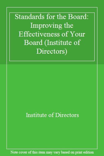 Standards for the Board: Improving the Effectiveness of Your Bo | eBay