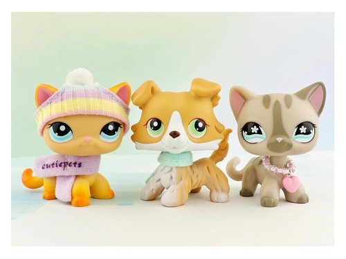 lps Animal Figure Pet Shop Collie 272 Shorthair 468 339 Outfit Kid Gift ...