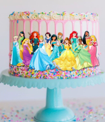 Disney Princess Sheet Cake SC 020 Three Disney Princess