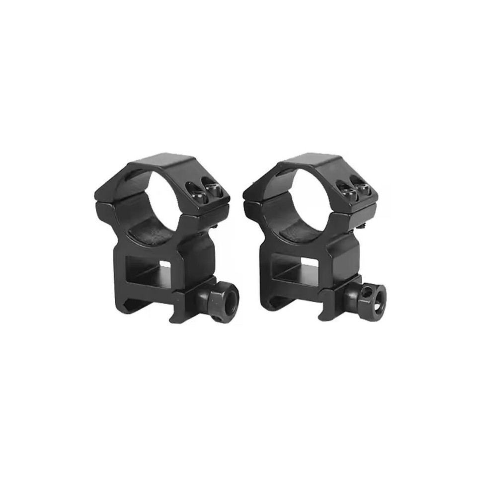 1'' inch Low/Medium Profile Scope Rings for Picatinny Rail Mount Heavy ...