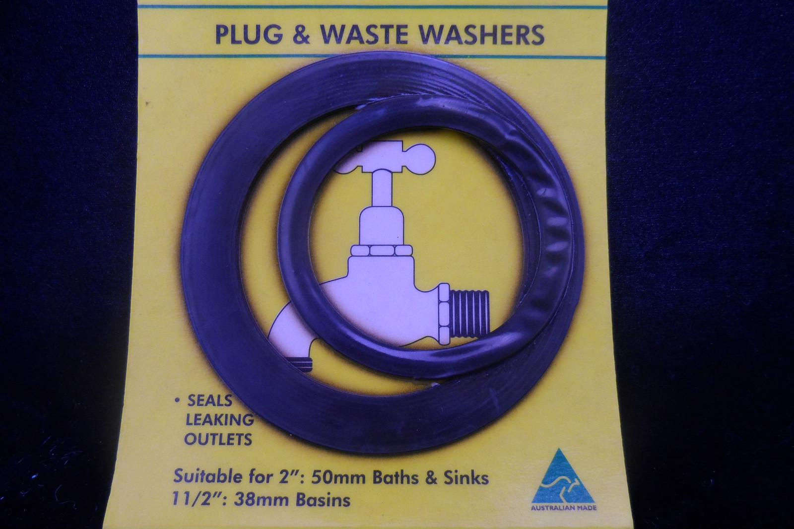 Easy Fit Plug and Waste Washers - Fix Sinks - For 50mm and 38mm Basins ...
