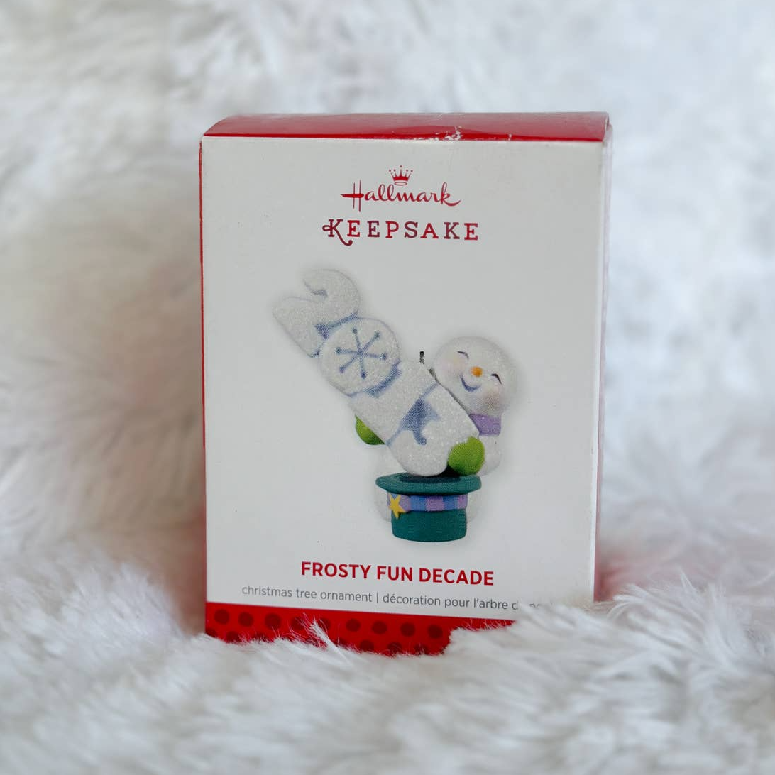 Frosty Fun Decade 2013 4th Snowman Hallmark Keepsake Christmas Ornament ...