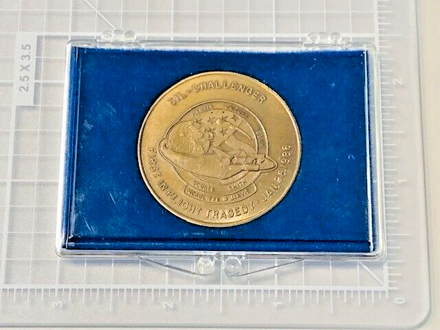 Space Shuttle Challenger Coins