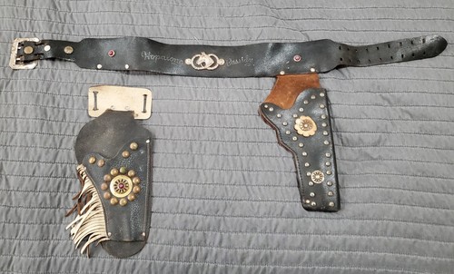 3 Vintage Kids Cowboy Cap Gun Holsters Lot | eBay