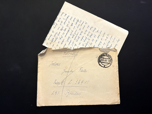 WWII WW2 German Soldiers Military Feldpost mail cover envelope | eBay