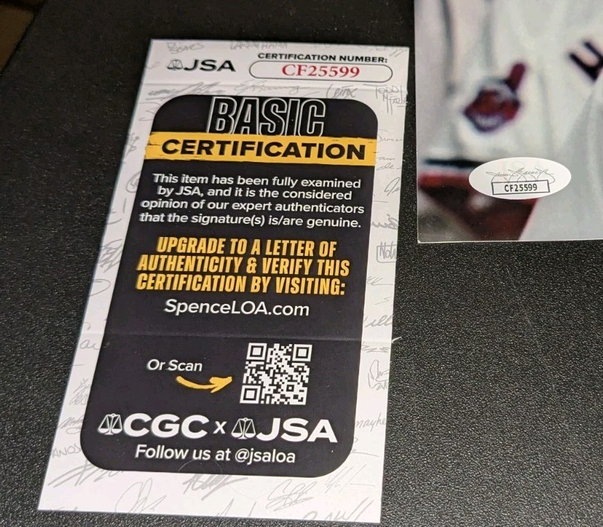 Charlie Ross as Eddie Harris Major League Signed 8x10 Photo JSA ...