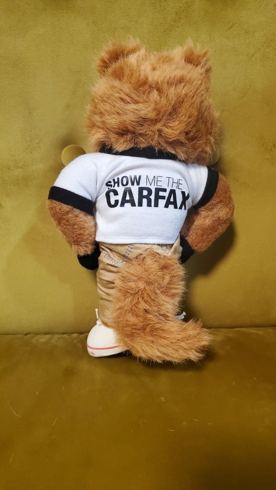 Car Fox Carfax Plush 10” Stuffed Animal TV Advertising Promo Mascot ...