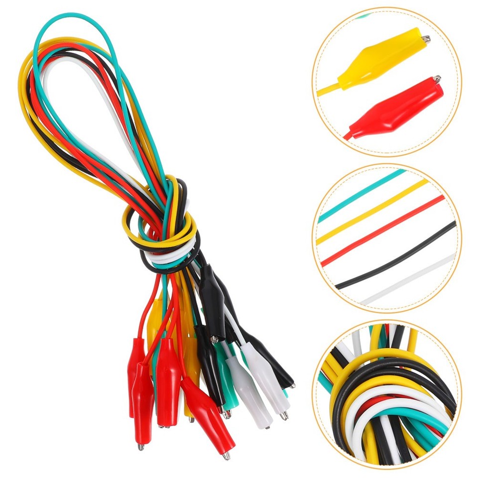 10 Pcs Test Lead Connection Cable Clip Temperature Automotive | eBay UK