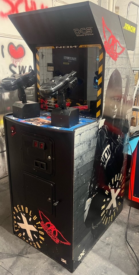 REVOLUTION X ARCADE MACHINE by MIDWAY 1994 (Excellent Condition) | eBay