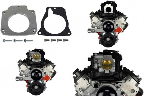 ICT Billet LS Drive By Wire Throttle Body Adapter / LS3 4 Bolt Intake ...