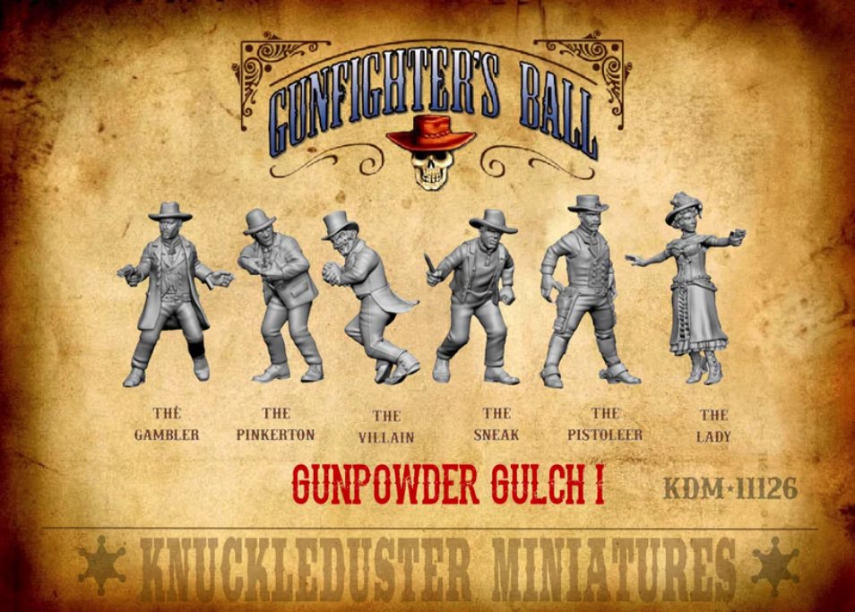 Knuckleduster KDM-11126 Gunpowder Gulch I (Gunfighter's Ball) Old West ...