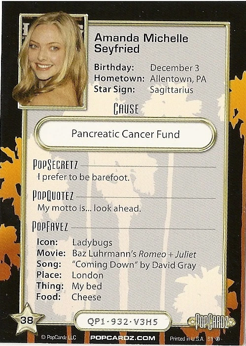 Capelli Di Cappuccetto Rosso Di Amanda Seyfried