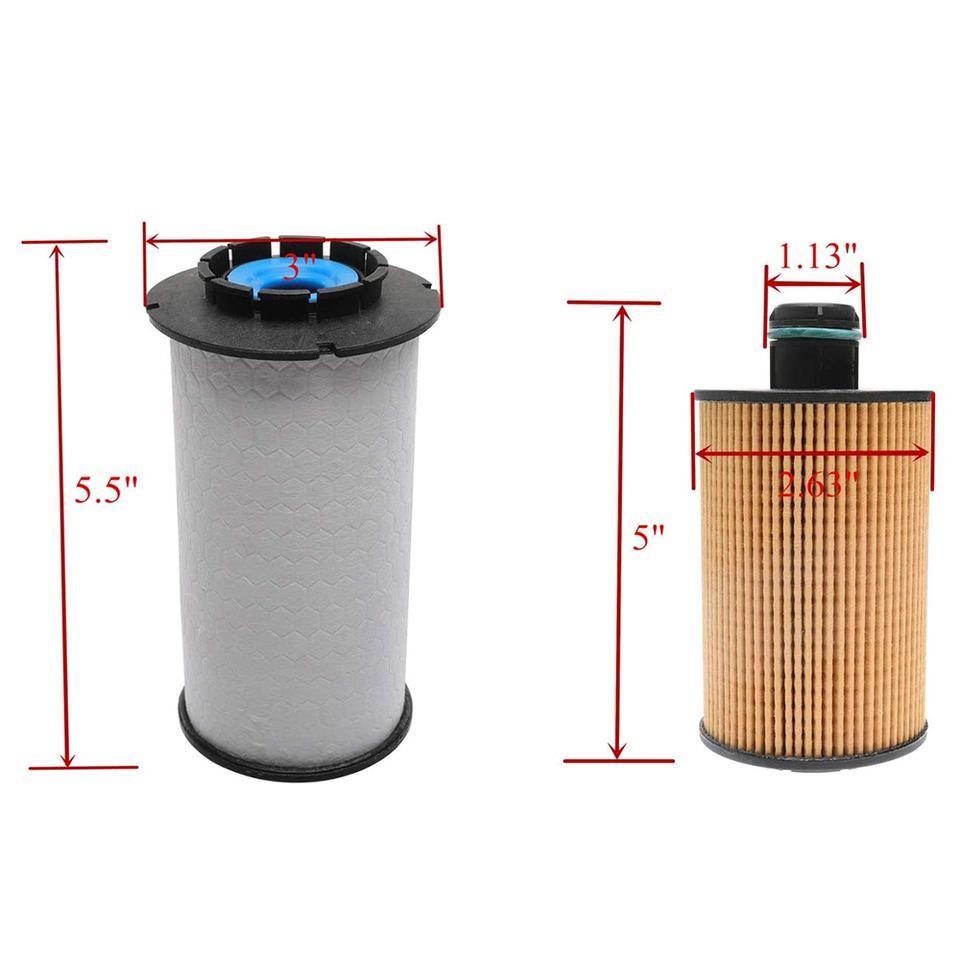 For Dodge Ram 1500 3.0 Eco-Diesel Oil And Fuel Filter kit 2014 2015 ...