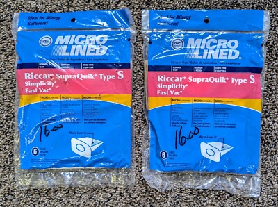 Riccar Simplicity DVC Type S Vacuum Cleaner Bags - FV500 - SupraQuik ...