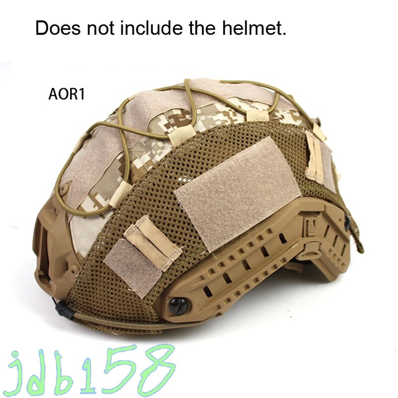 Tactical Helmet Cover Cloth Camouflage MC Green EMR Digital For FAST ...