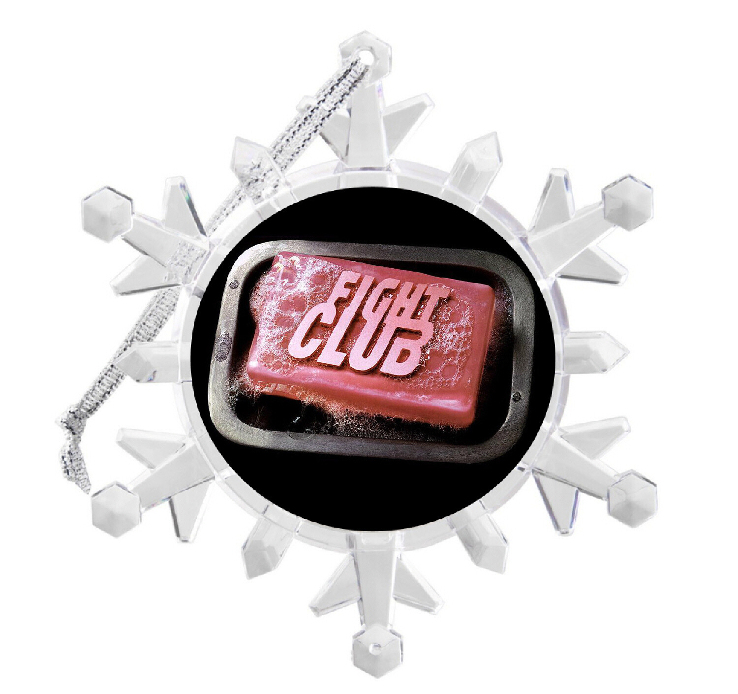 Fight Club Movie Soap Snowflake Blinking Light Holiday Christmas Tree ...