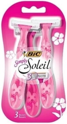 BIC Simply Soleil Lot de 2 rasoirs jetables à 3 lames pour femme | eBay