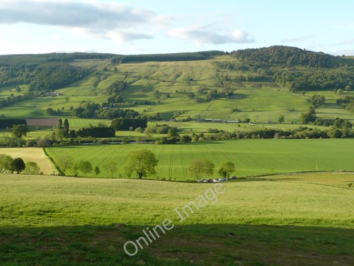 Photo 12x8 View across Strath Tay to Logierait Wood Balnaguard From the ...