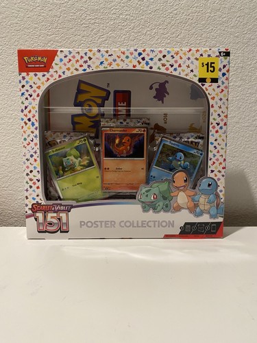Pokémon TCG Scarlet & Violet 151 Poster Collection Box Dollar general ...