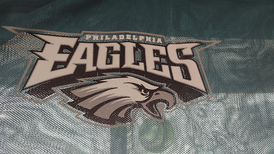 GENTLY USED * PHILADELPHIA EAGLES 2 WINDOW DRAPES + VALANCE | eBay