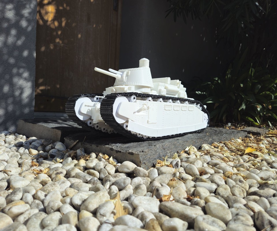 1/16 3d print tank rc without system Char 2C unpainted | eBay