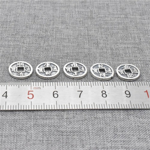 1 Set 925 Sterling Silver Chinese Qing Dynasty Fortune Coin Beads for ...