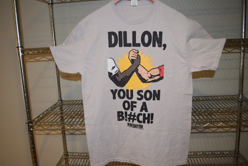 Predator Movie t shirt 2014 Dillon M S/M Arnold Schwarzenegger Arm ...