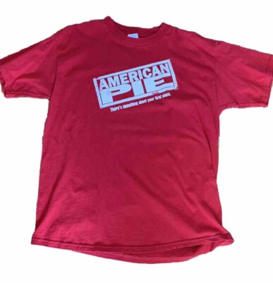 Vintage American Pie Promo Movie T Shirt 90s Red Men Xl | eBay