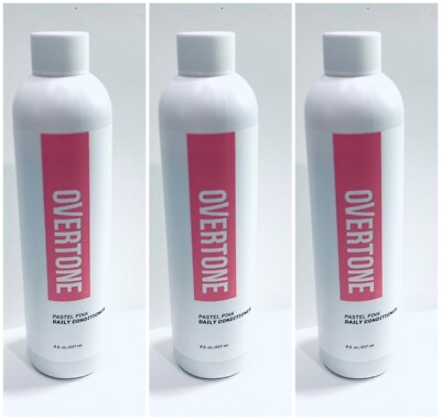 3 Overtone Pastel Pink Daily Conditioner 8 oz Lot Of 3 | eBay