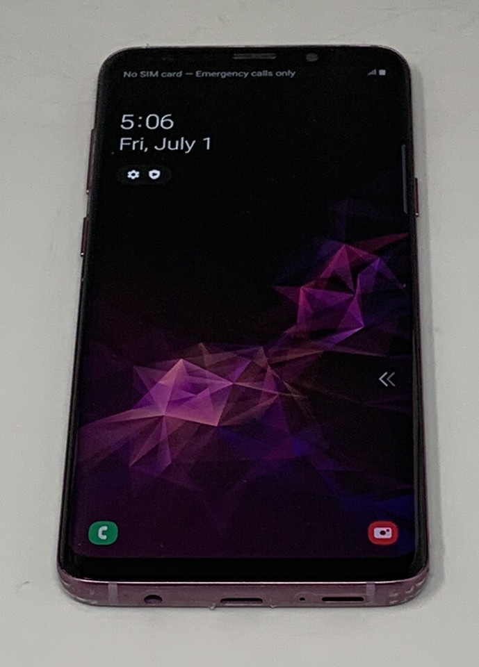 Samsung Galaxy S9 Plus SM-G965U 64GB Unlocked Purple Smartphone - Good ...