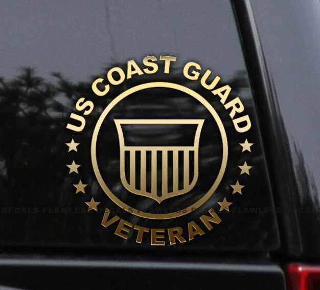 Coast Guard Window Decals