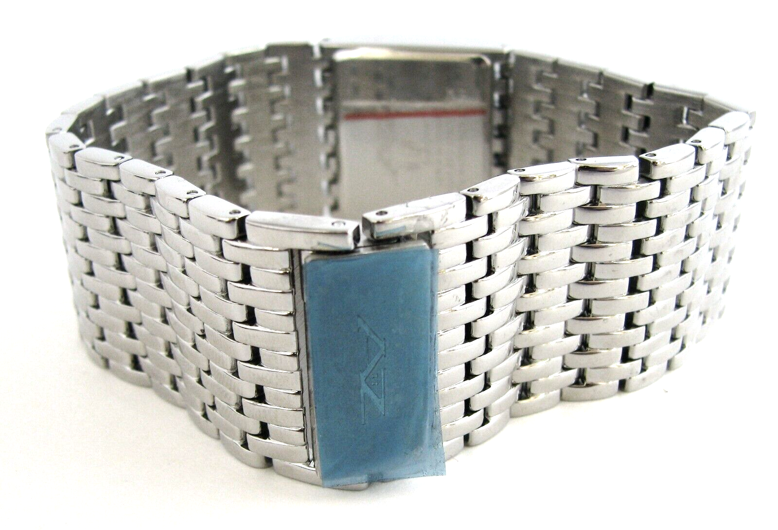 NEW A II Z BY TIMEX WHITE MOP DIAL SILVER TONE STAINLESS STEEL BAND ...