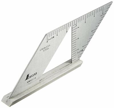 Japanese SHINWA Square Layout Miter ruler 45+90 Degrees carpenter ...