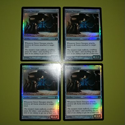 FOIL Street Sweeper x4 Return to Ravnica 4x Playset Magic the Gathering ...