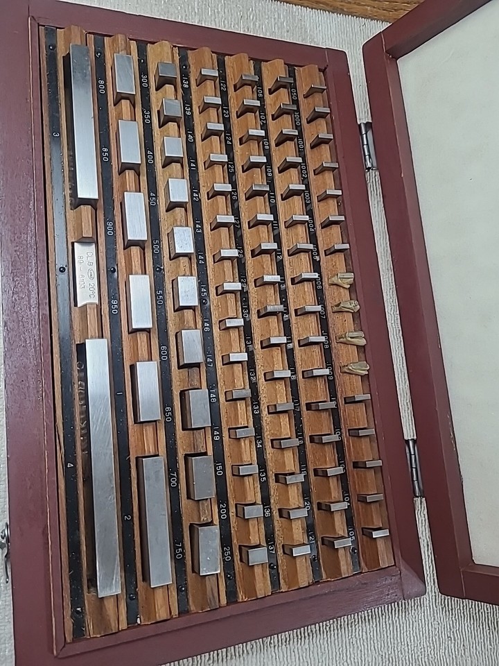 LINKS Precision Gauge Block Set - .050" to 4" Complete Set Of 81 ...