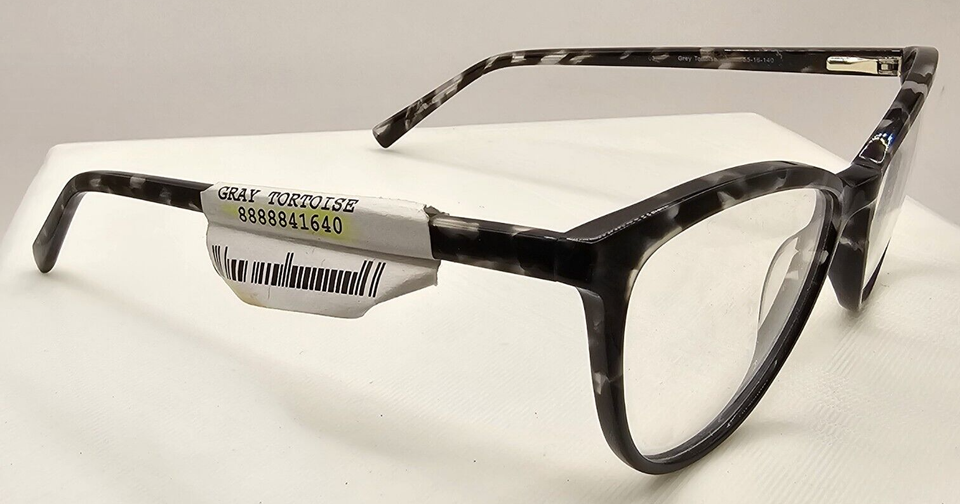 Unbranded WC 103 Gray Tortoise Eyeglasses New Tag and Demo Lenses 55-16 ...