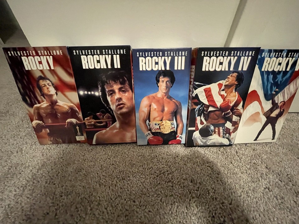 Rocky Movie Box Set VHS | eBay