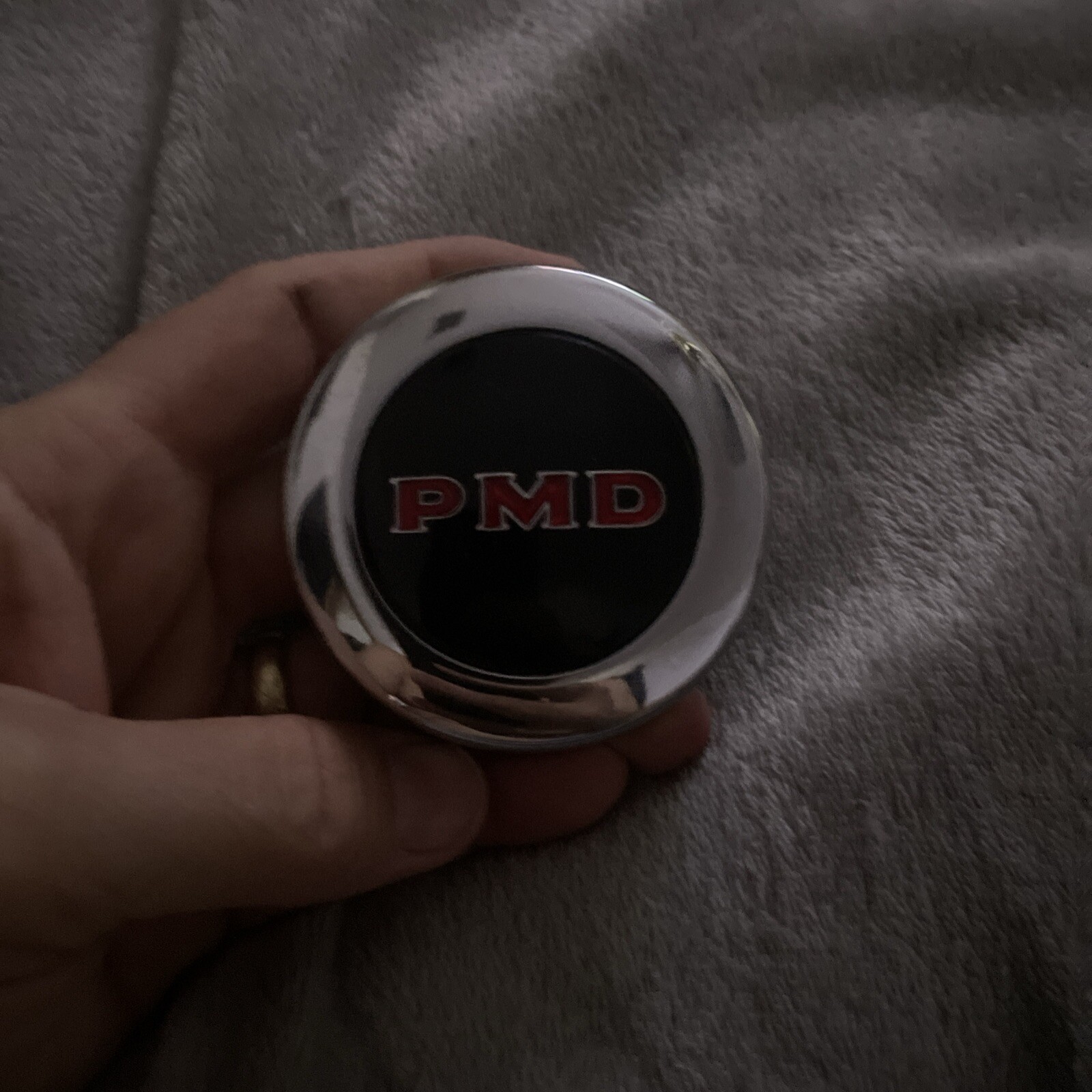 Set 4 67-72 Pontiac Black PMD Rally Wheel II Center Caps Firebird Trans ...