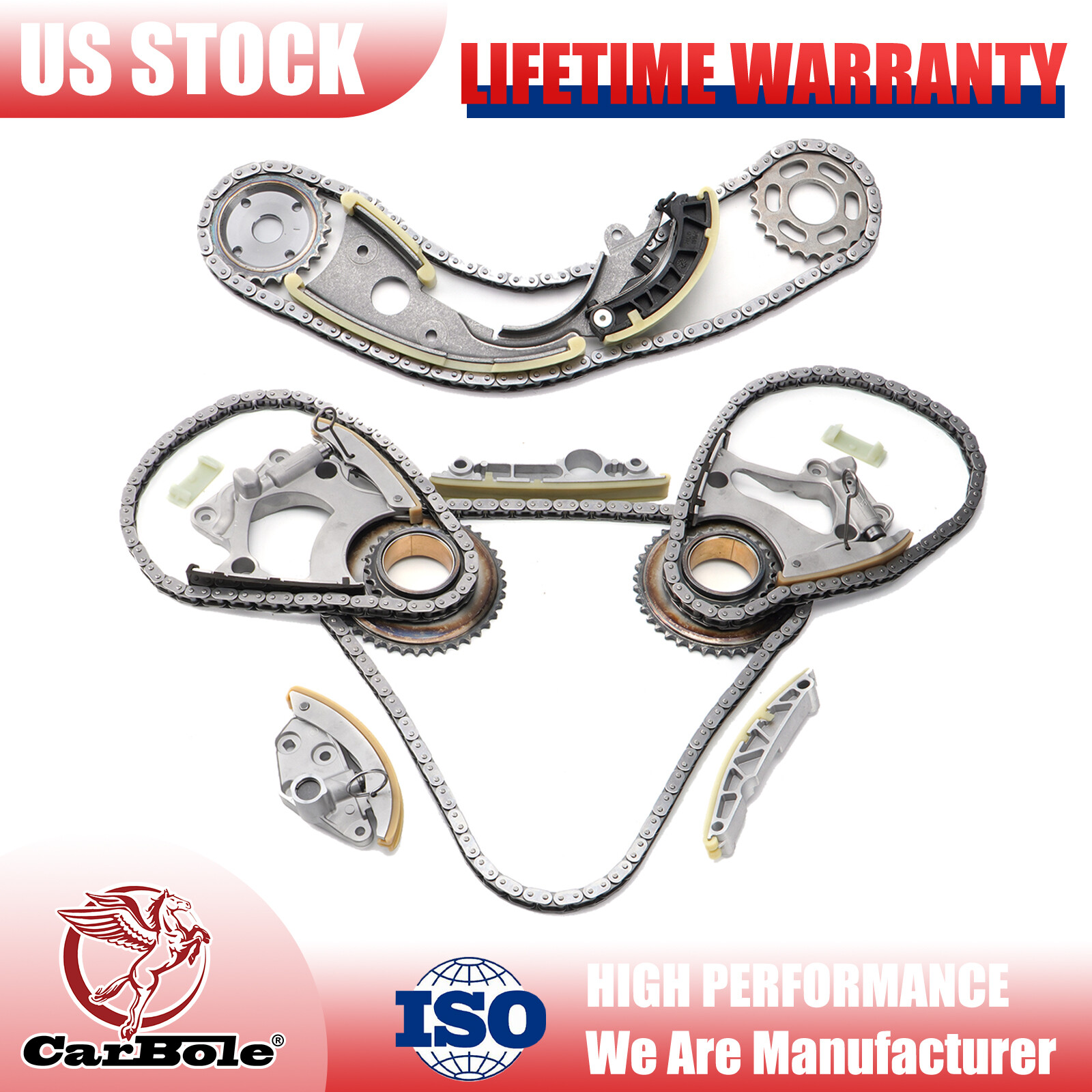 Timing Chain Kit & Gears Fit 2012-16 Audi A6 C7 quattro 3.0T V6 &Audi ...