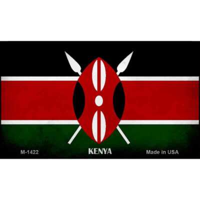 Kenya Flag Novelty Metal Magnet M-1422 | eBay