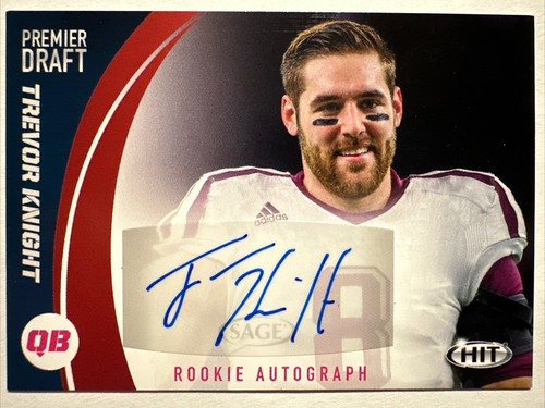 2017 Sage Hit Red Trevor Knight Premier Draft Rookie Autograph #A68 | eBay