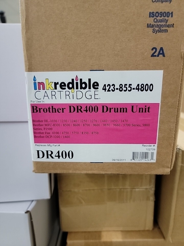 1x TN460 Toner+1x DR400 Drum For Brother HL-1250 HL-1270 HL-1435 HL ...