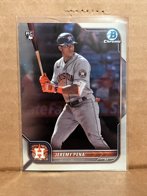 Jeremy Pena 2022 Bowman Chrome Rookie Card RC #35 | eBay